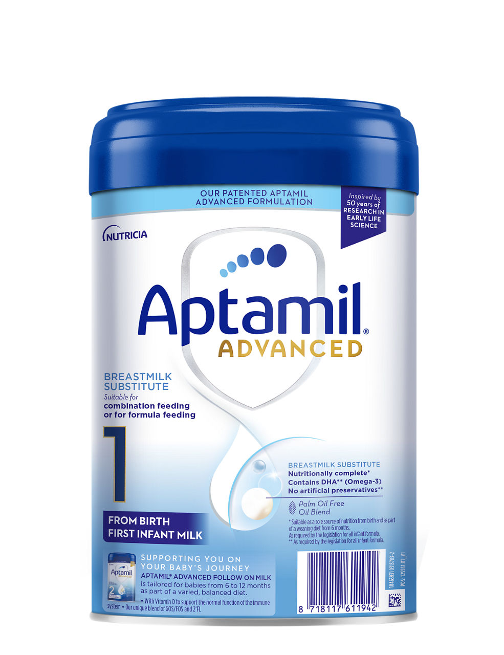 Aptamil Advanced Infant Formula 200ml | Aptaclub UK